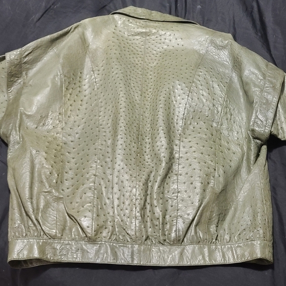Jackets & Coats | Rare Vintage Custom Ostrich Skin Jacket | Poshmark